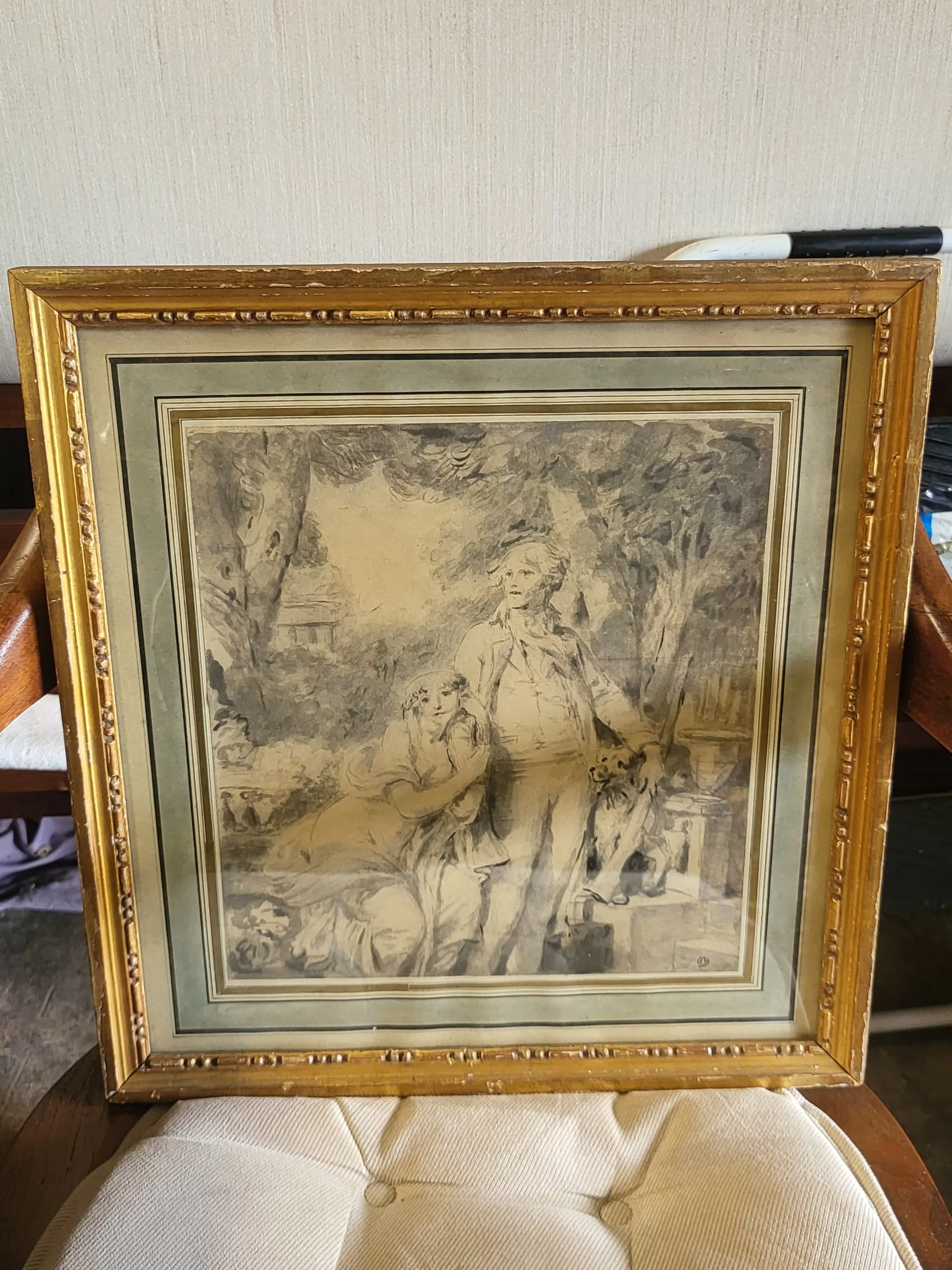 Signed Early 1900's Original Art Framed - Old frame and Glass ...