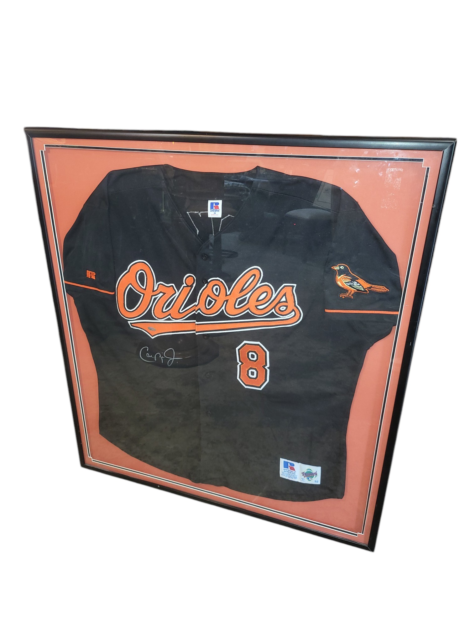 Baltimore Orioles Cal Ripken Signed Jersey Double Matted and Framed - Long Valley Traders