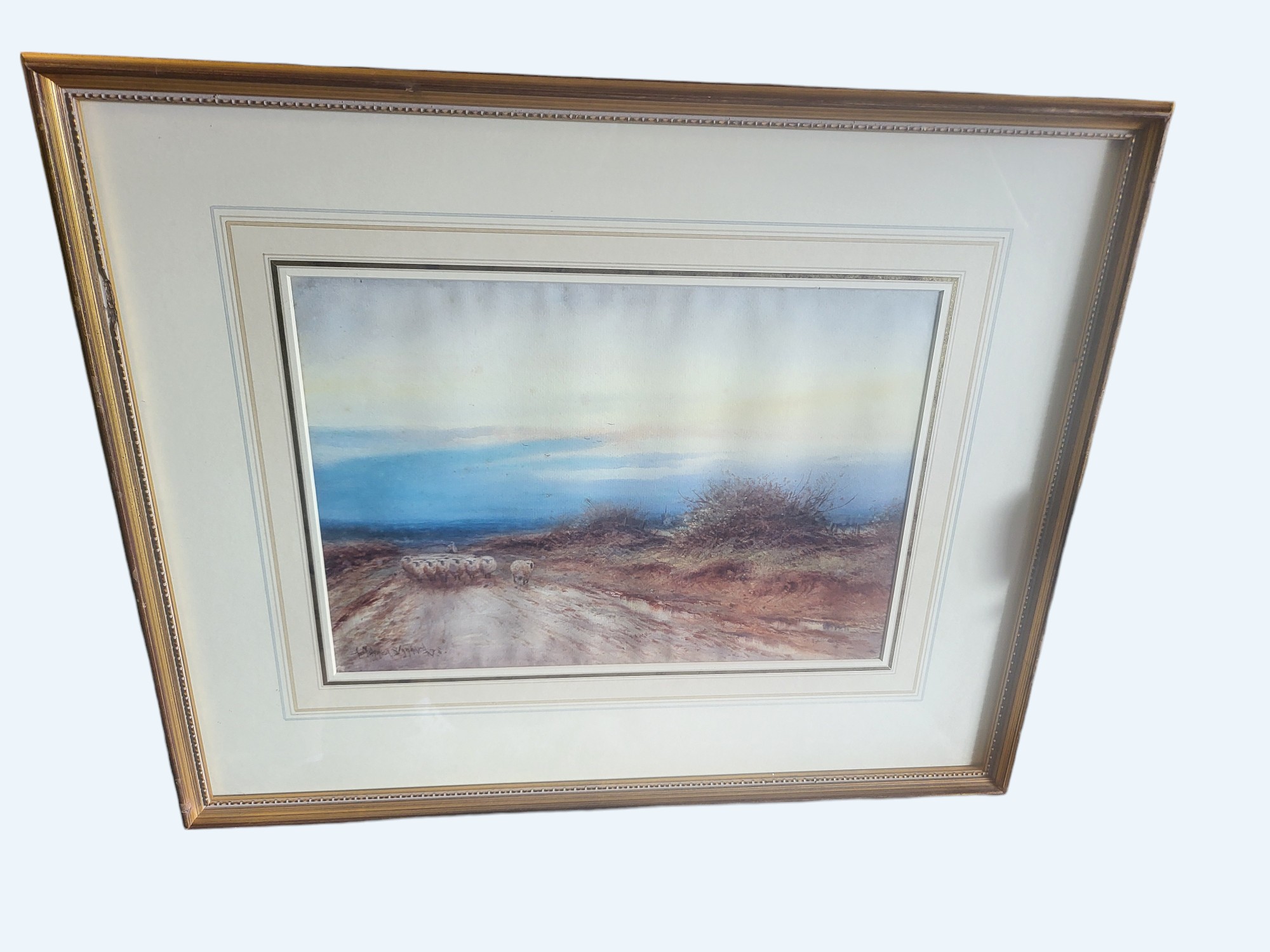 Antique Original Art by English Artist Alexander Molyneux Stannard ...