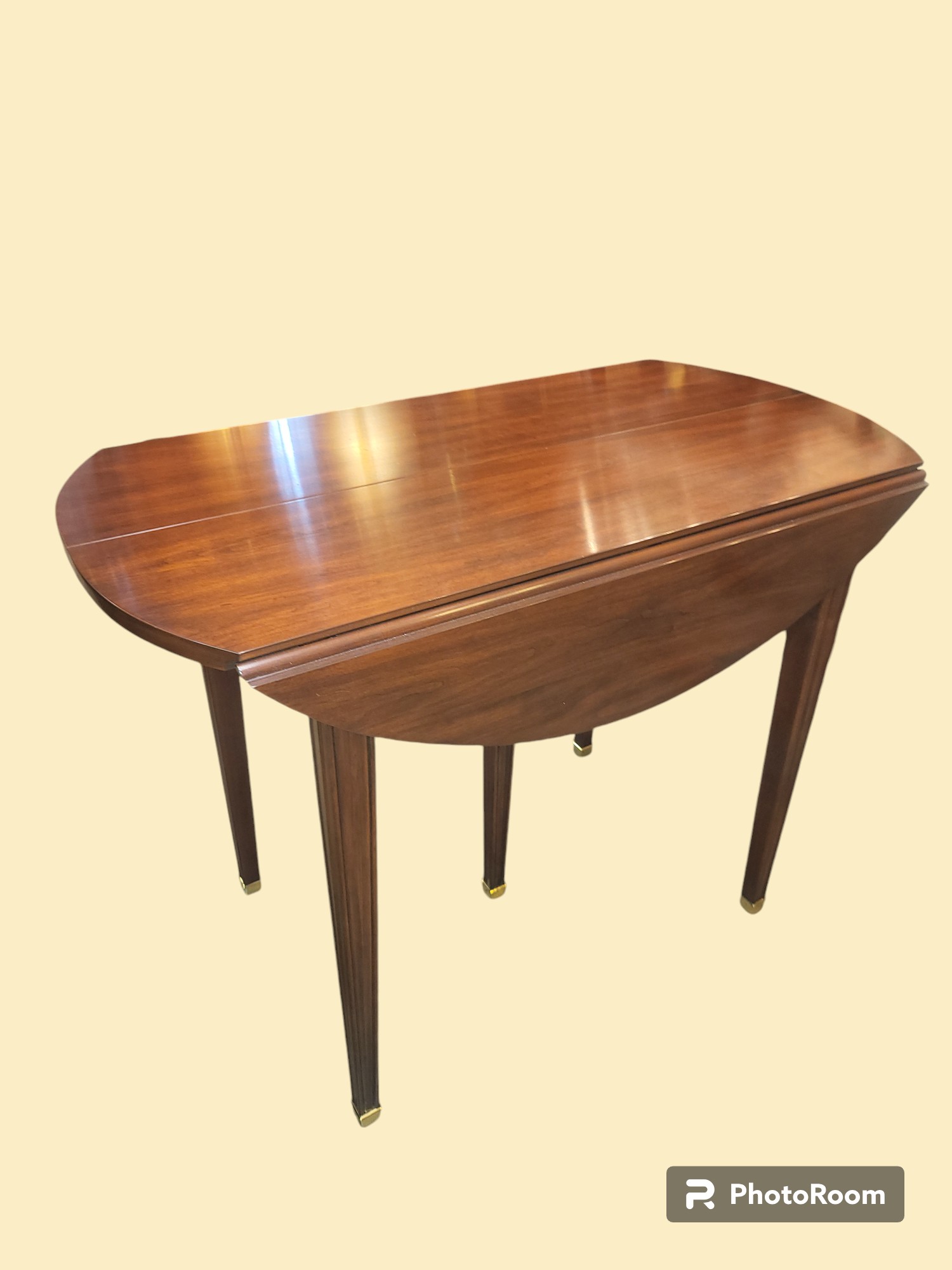 Henkel Harris Solid Black Cherry Washington Pembroke Drop Leaf ...