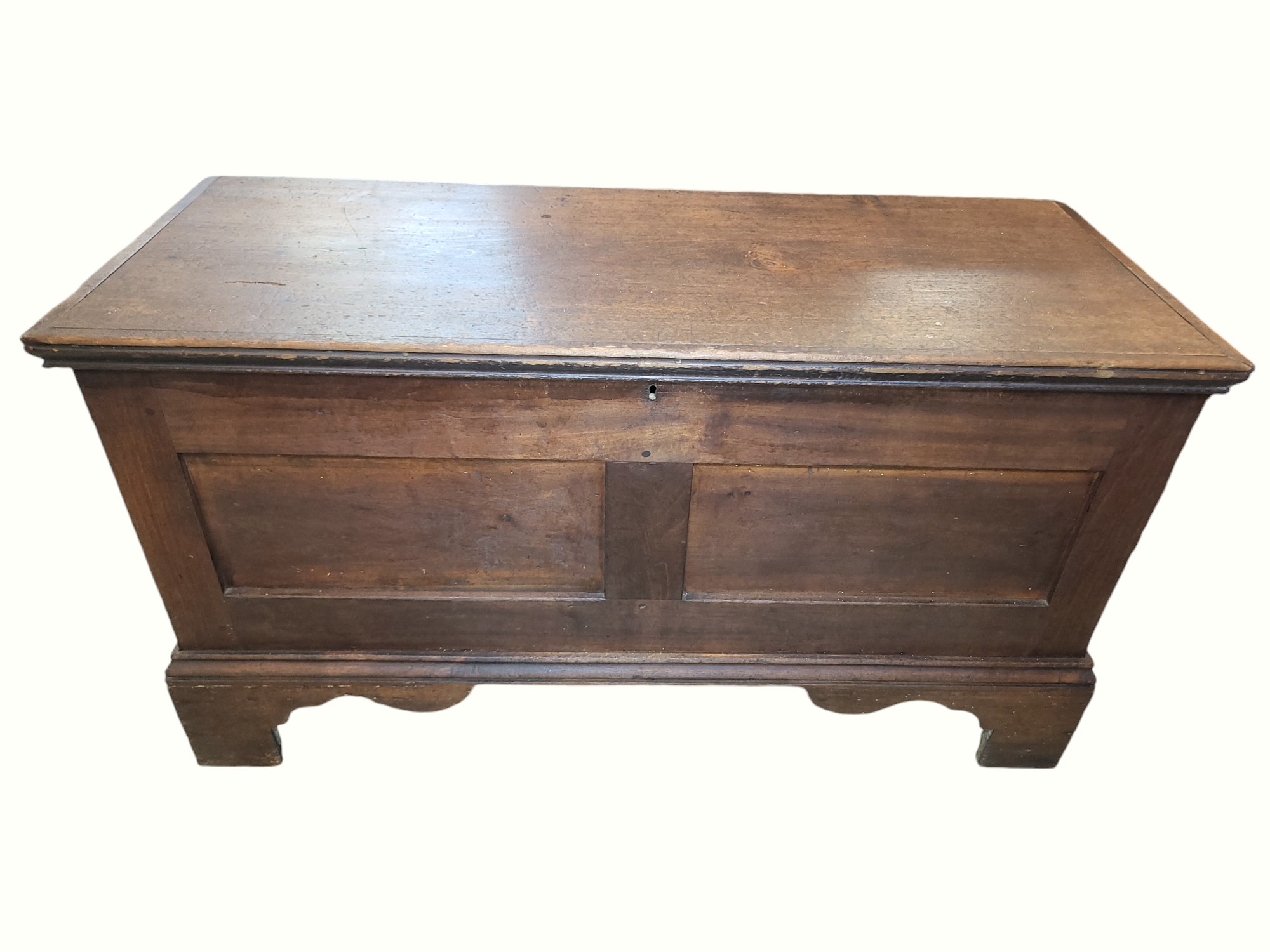 Antique Hand Made Chestnut Blanket Chest / Trunk - Long Valley Traders