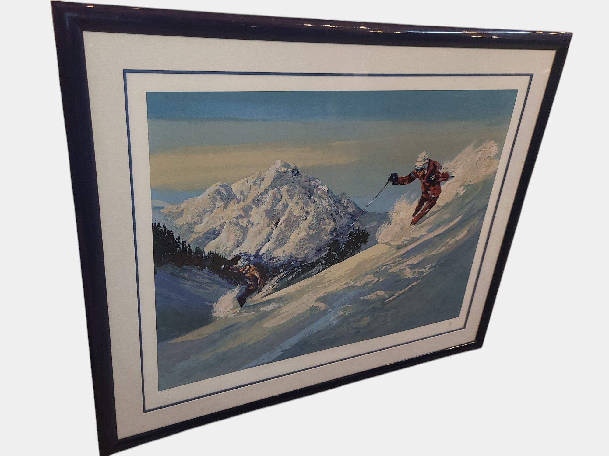 Framed, Matted and Signed Hand Colored Serigraph Art Print by Mark King ...