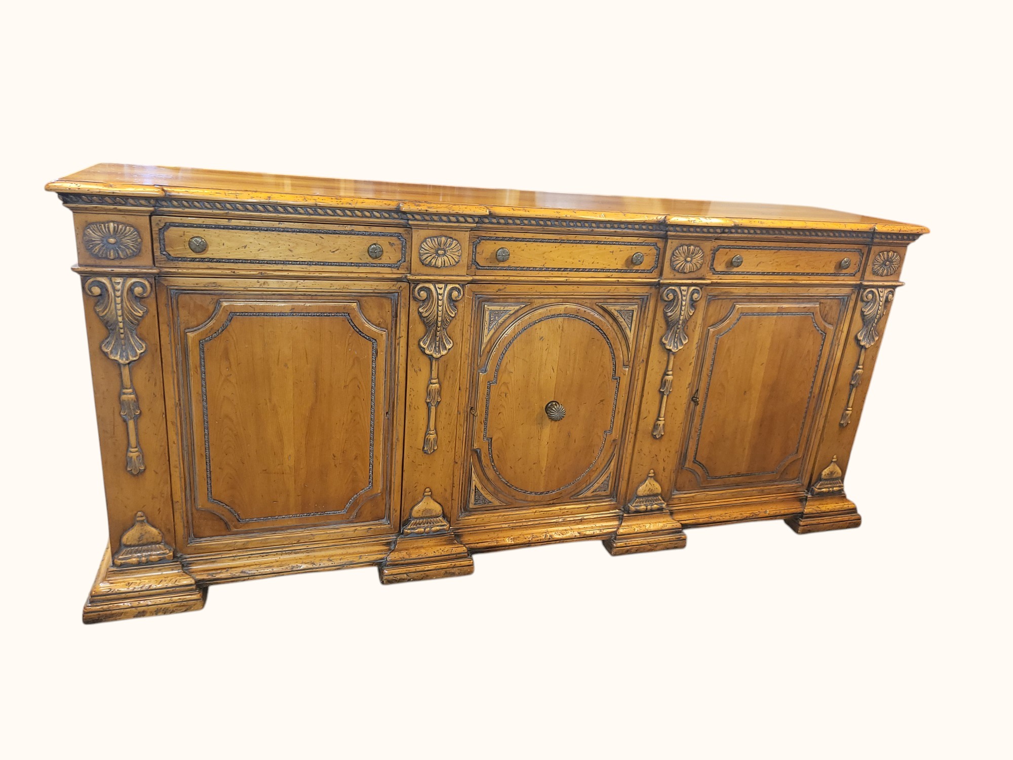 X-Large 8-Foot-Long Handcrafted Solid Yellow Pine Console - Amazing ...